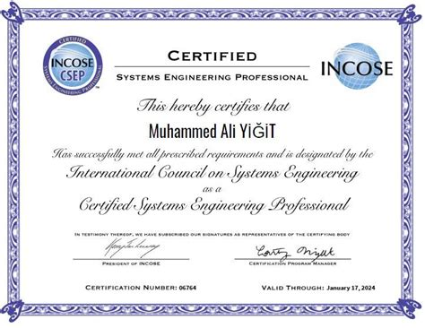 Incose Csep Systemsengineer Muhammed Ali YİĞİt Msc Csep 18 Comments
