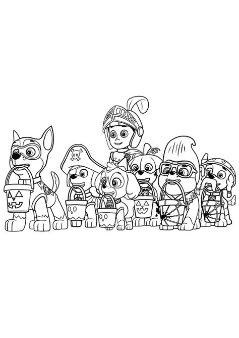 Раскраски Щенячий Патруль распечатать и скачать бесплатно В мире сказки