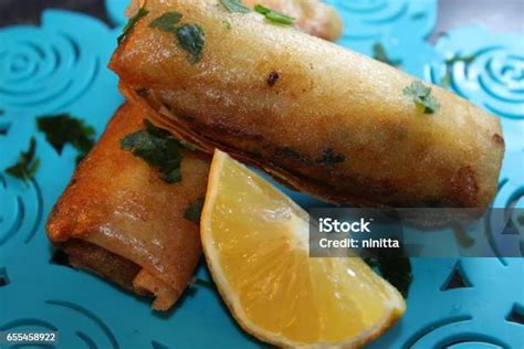 Bourak Makanan Arab Foto Stok Unduh Gambar Sekarang Aljazair Arabia Timur Tengah Bahan