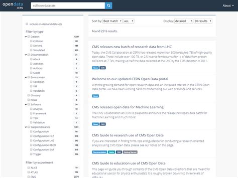 Scolary — Cern Open Data