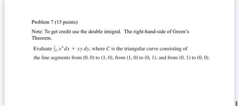 Solved Problem 7 15 ﻿pointsnote To Get Credit Use The