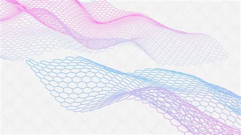 flowing hexagonal grids graphics motion array