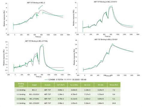 Bcl 2 And Bcl 2 Mutants Spr Assay Service Reaction Biology