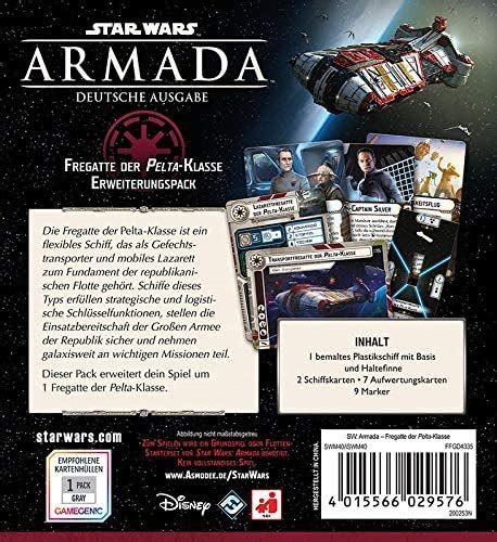 Asmodee Star Wars Armada Frigate Of Pelta Class Expansion Tabletop