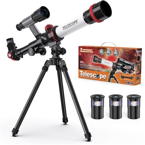Toyerbee Telescopio Para Niños Con Brújula 3 Oculares Alcance