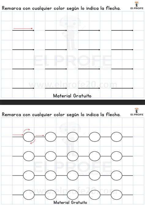 Fichas De Trazos Para Infantil Y Primer Grado Pk 🌍 Mundo