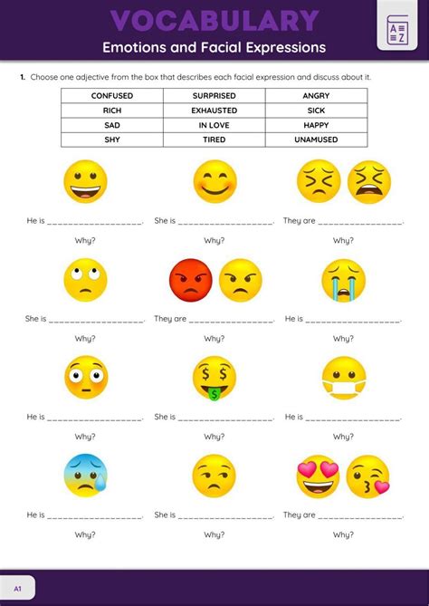 Feelings And Facial Expressions Worksheets Worksheets Library