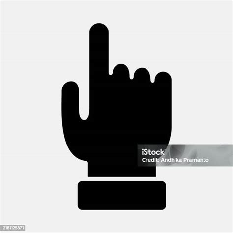 아이콘 검지 손가락 인도네시아 총선 요소 글리프 스타일의 아이콘입니다 인쇄물 포스터 인포그래픽 등에 적합합니다 가리키기에 대한 스톡 벡터 아트 및 기타 이미지 Istock