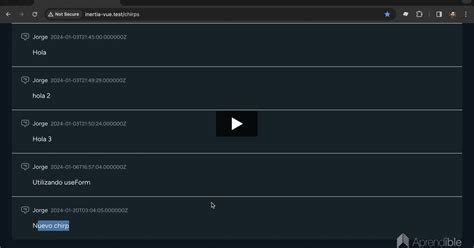Lección 21 Listar Registros Con Vuejs Laravel Inertia Vue Desde