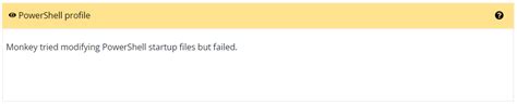 Misleading Failure Message In PowerShell Profile And Timestomping