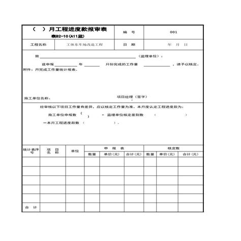 电气专业xxx电气项目资料b月工程进度款报审表电气工程土木在线