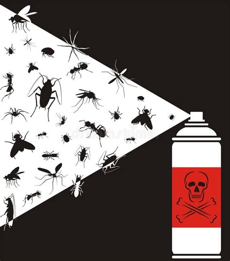 Pest Control Warning Sign Stock Illustration Illustration Of Flea