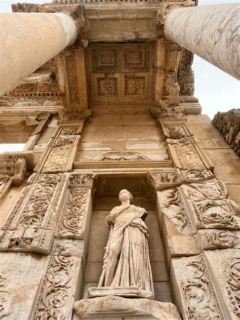 Library Of Celsus Ancient Roman Library In Ephesus