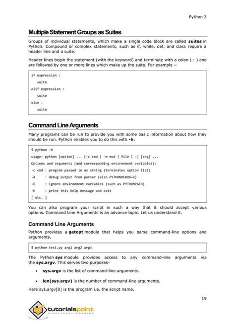 python 3 tutorialspoint full cource book pdf programming languages