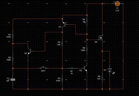 Led Momentary Pushbutton Latch Switch Electrical Engineering Stack Exchange