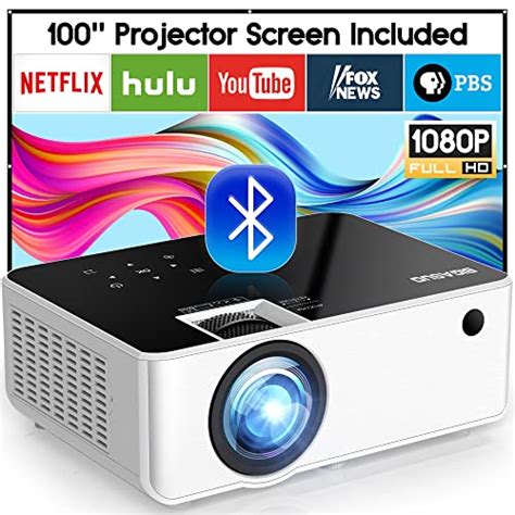 Bextzuby Native 1080p Projector Full Hd Movie Projector Outdoor Use 200