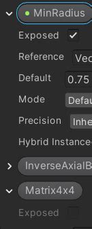 Can T Expose Any Of The Matrix Properties Unity Engine Unity