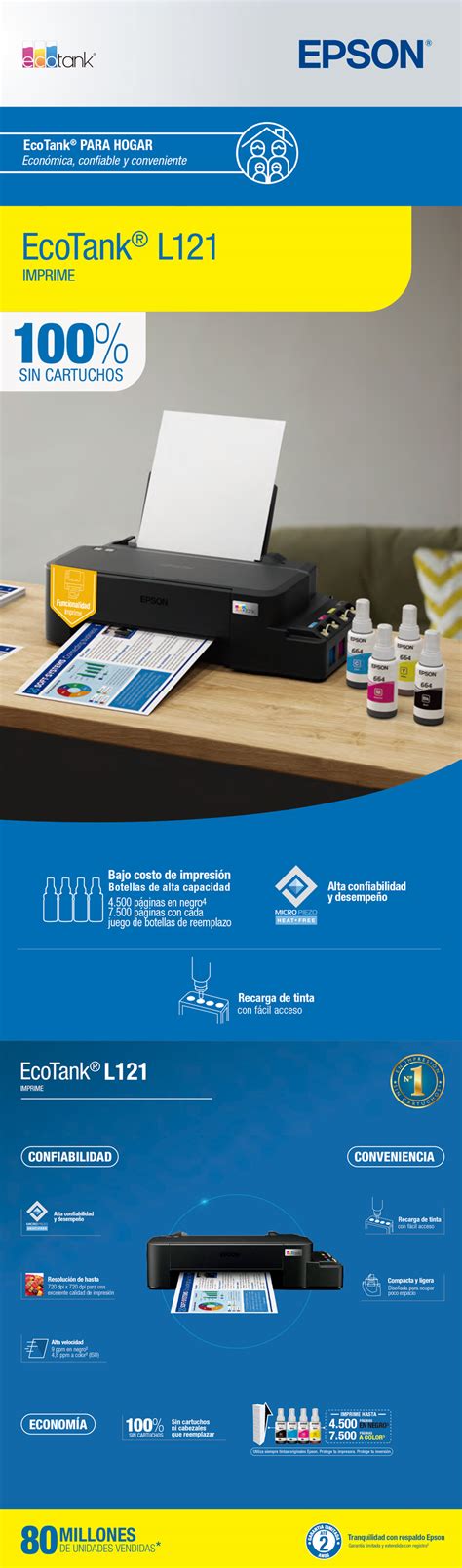 Epson Impresora Tinta Continua EcoTank L PC Factory