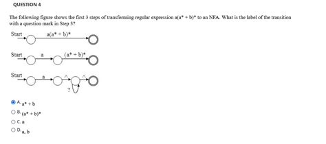 Solved The Following Figure Shows An Nfa In The Context Of