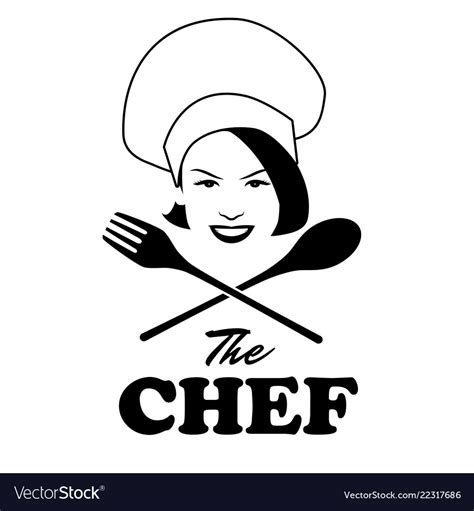 Logo Chef 04 Royalty Free Vector Image Vectorstock