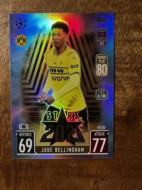 2021 22 Topps Match Attax Jude Bellingham Stars Of 2021 Sta 11