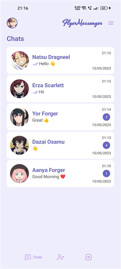 Github Thundra0308flyer Messenger Kotlin Chat Application For Android