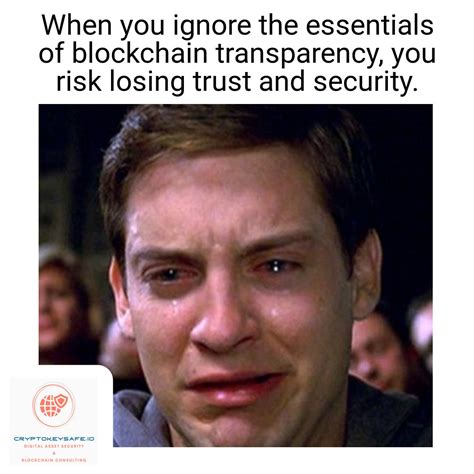 Blockchain Transparency Unlocking Trust With Open Transactions Cryptokeysafe Posted On The