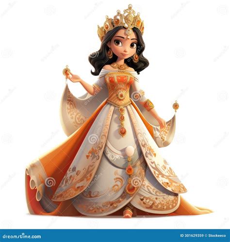 Princess Jasmine Cartoon Vector 105112009