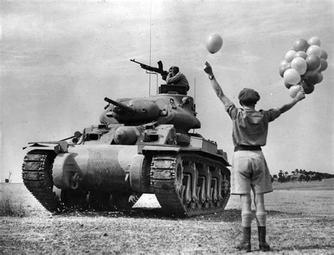 The Crew Of An Ac1 Sentinel Using Ballons To Practise Anti Aircraft
