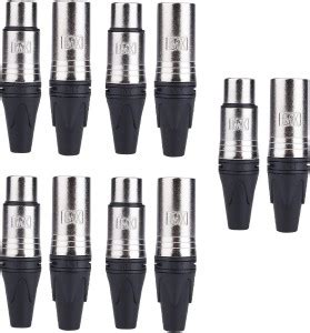 MX XLR PIN MIC FEMALE AND PIN MIC MALE PAIR PACK OF Connector Price In India Buy MX XLR