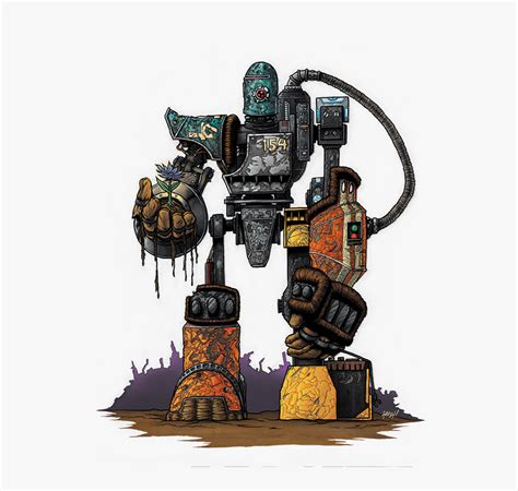 Junk Robot Hd Png Download Kindpng