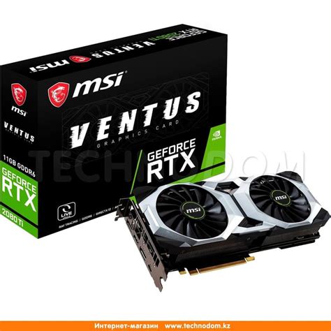 Видеокарта MSI GeForce RTX 2080 Ti VENTUS 11GB 352bit/G6 (HDMI+3DP ...