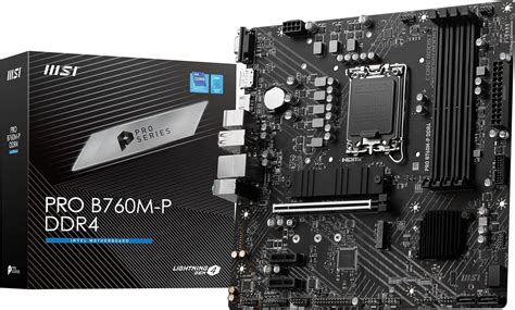 MSI PRO B760M P DDR4 Specifications Performance Price History Gallery