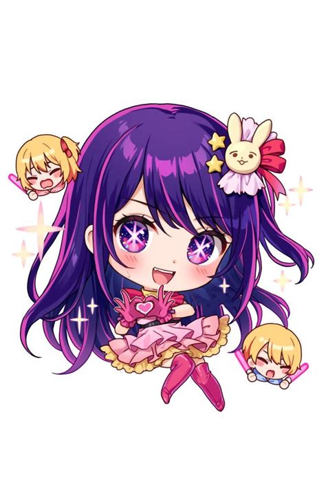 Ai Hoshino Chibi Wallpaper Cute Anime Twitter Wallpapers Kawaii Cartoon Movies Anime Music