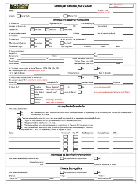 Ficha Cadastral Pdf