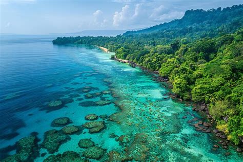 Exquisite Presenting Aerial View Of The Edge Between Dense Jungle And