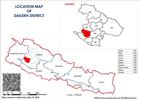 Dailekh Maps Of Nepal