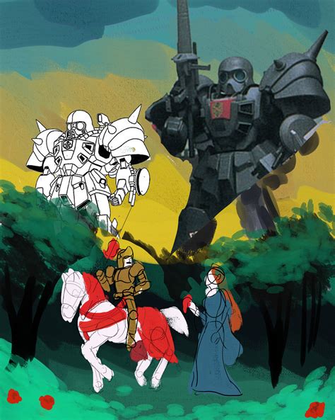 Crossbone Vanguard Oil Painting Concept Mk2 By Theprinceofmars On