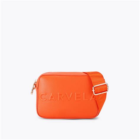 Frame Mini X Body Orange Cross Body Bag By Carvela