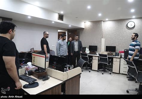 حضور رئیس سازمان بسیج دانشجویی در خبرگزاری تسنیم عکس خبری تسنیم Tasnim