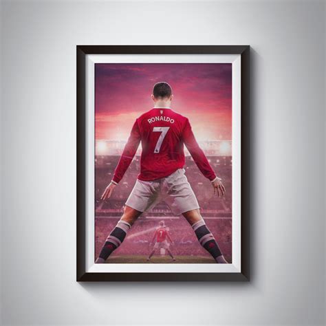Jual Cetak Foto Dan Frame Hitam Cristiano Ronaldo Shopee Indonesia