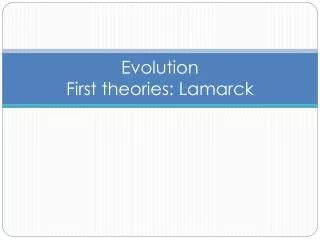 PPT Chapter 32 Theories Of Evolution PowerPoint Presentation Free