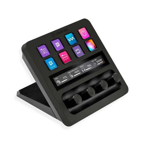Iron Black Pastel Colour Cover Elgato Stream Deck Plus Faceplate Skin