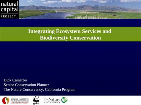 Ppt Integrating Ecosystem Services And Biodiversity Conservation Dokumentips