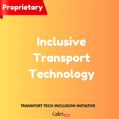 Inclusive Transporttech