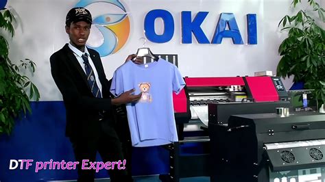 Okai Dtf Printer Double Heads Printing Machine Xp600 I3200 Inkjet Printers 60cm With Shaking