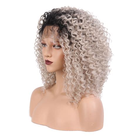 Knowu Curly Synthetic Lace Front Wig For Crossdresser Drag Queen