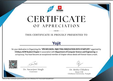 Yojit Patni On Linkedin Im Thrilled To Share My Latest Achievements As An Organizing Member Of