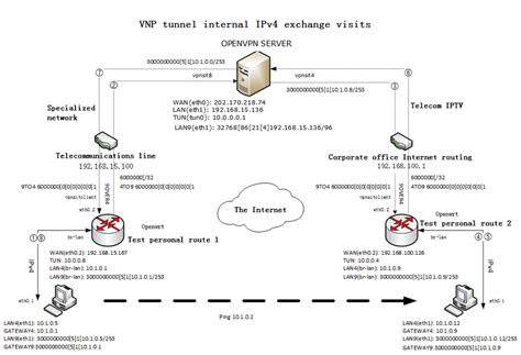 A One Way Access Between Ipv4 Of Vpn Tunnel And Beijing Backbone