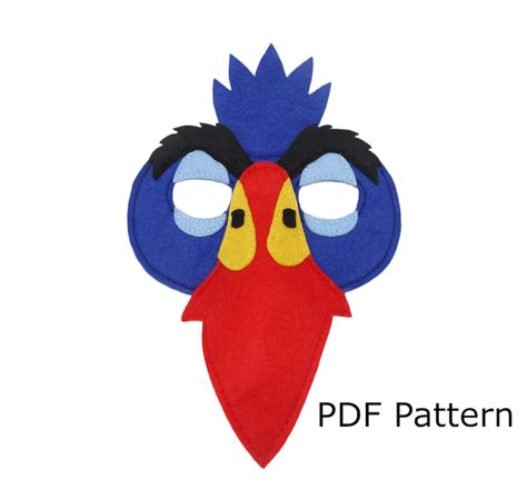 Hornbill Bird Costume Mask Pattern Christmas T Idea Costume Sewing